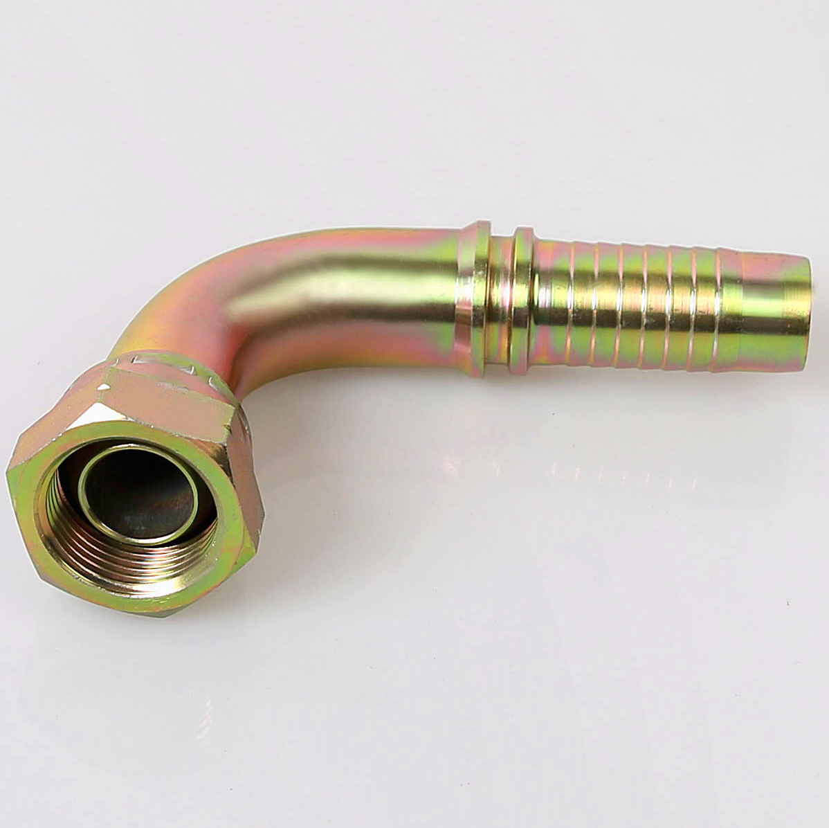 22691 90° BSP FEMALE 60°CONE reusable hose fittings - Ruihua Hardware