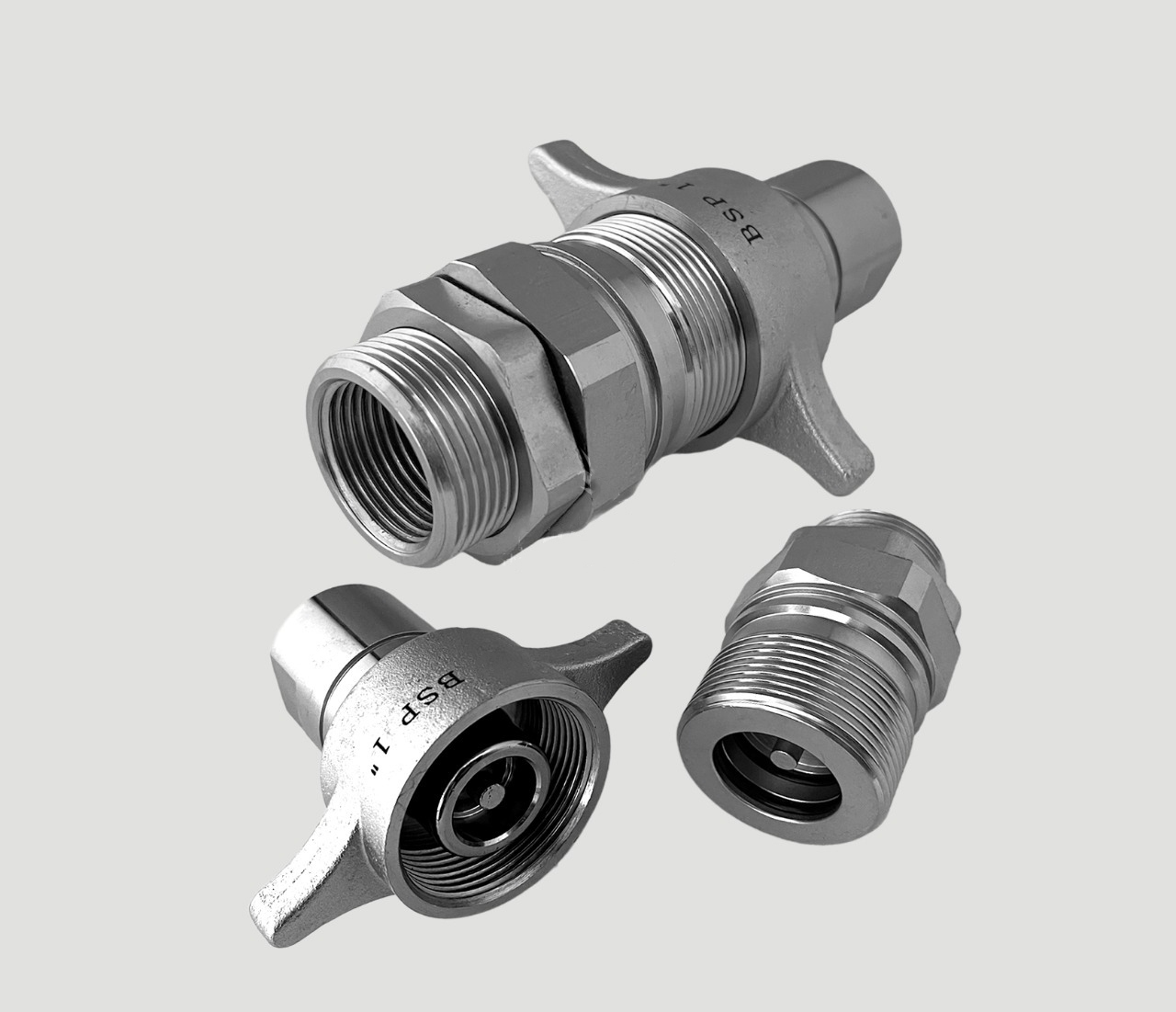 WING NUT COUPLING FOR TRAILERS THREAD TYPE HYDRAULIC QUICK COUPLING ...